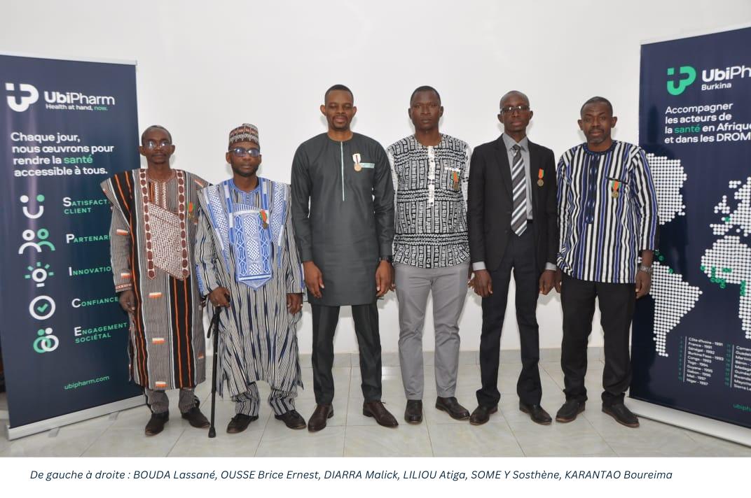 Des employés d’UbiPharm Burkina honorés du titre de Chevalier ! | UbiPharm